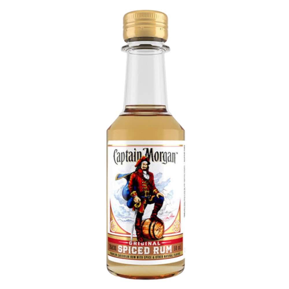 Captain Morgan Original Spiced Rum Plastico 50 ml – Guateselectos