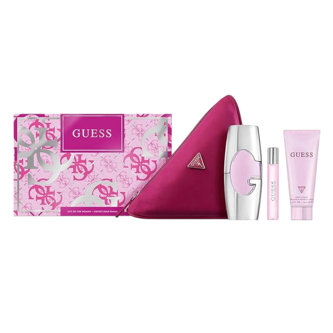 Guess Women Set 4pcs EDP 75/ Mini EDP 15ml/ Body Lotion 100ml ...