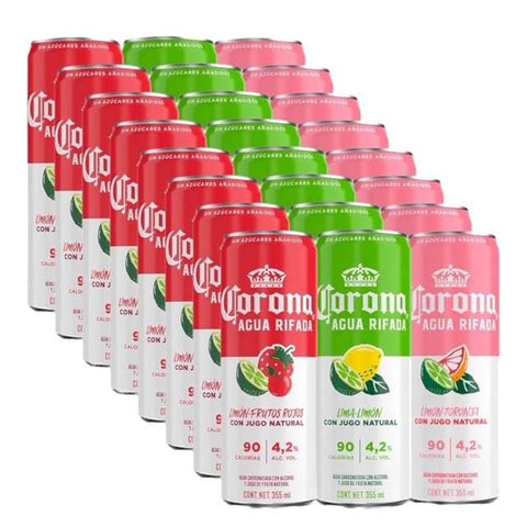 Corona Agua Rifada Surtida 6 pack 355ml – Guateselectos