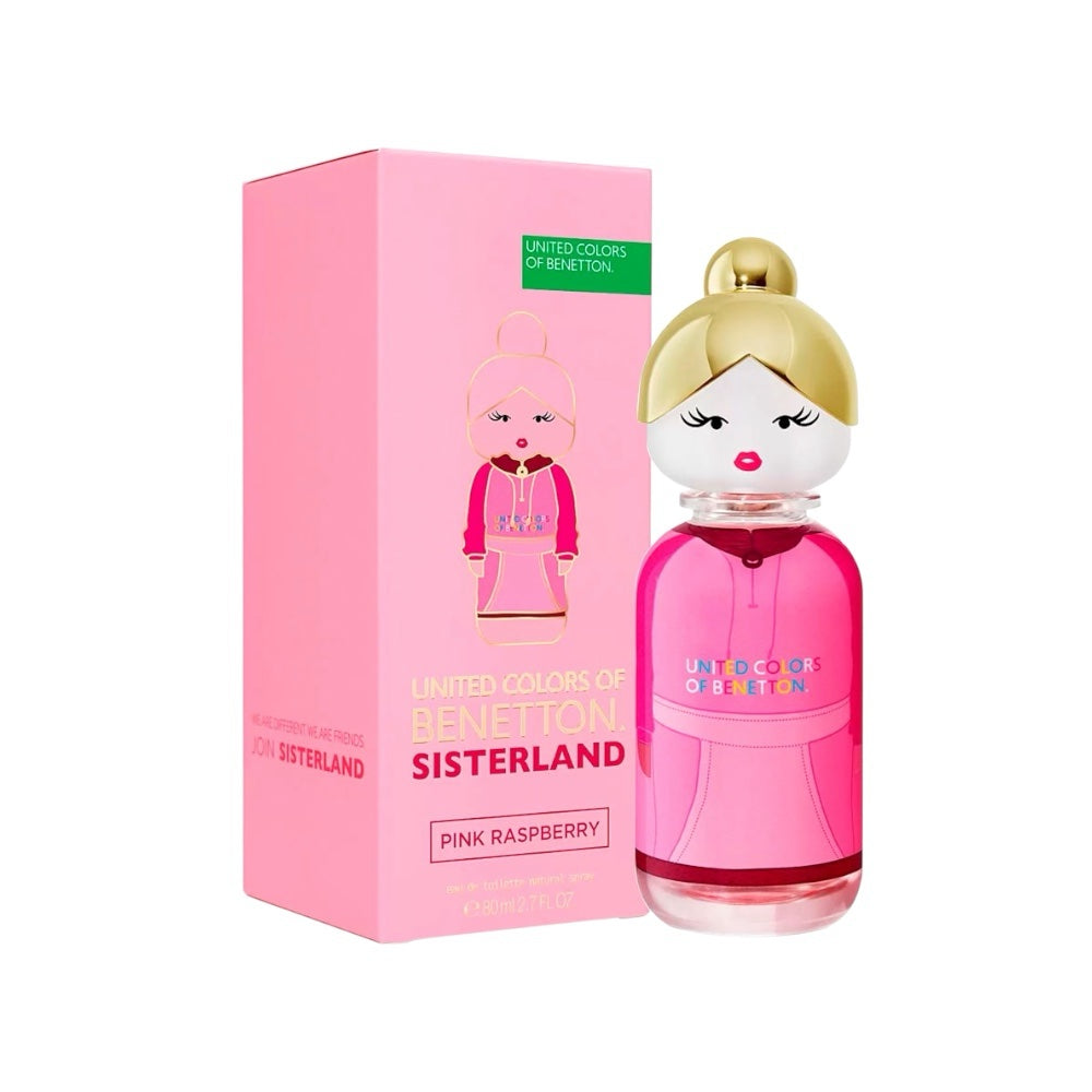 Benetton Sisterland Pink Raspberry Women EDT 80ml – Guateselectos