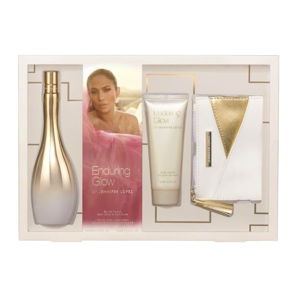 Jennifer Lopez Enduring Glow Woman Set 3 Pz EDP 100ml/ Body Lotion 75m ...